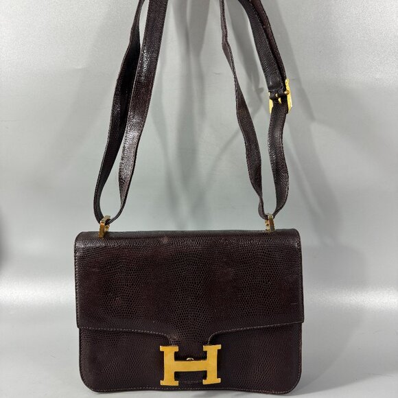 Stafano Bravo | Bags | Vintage Stefano Bravo Embossed Lizard Leather ...